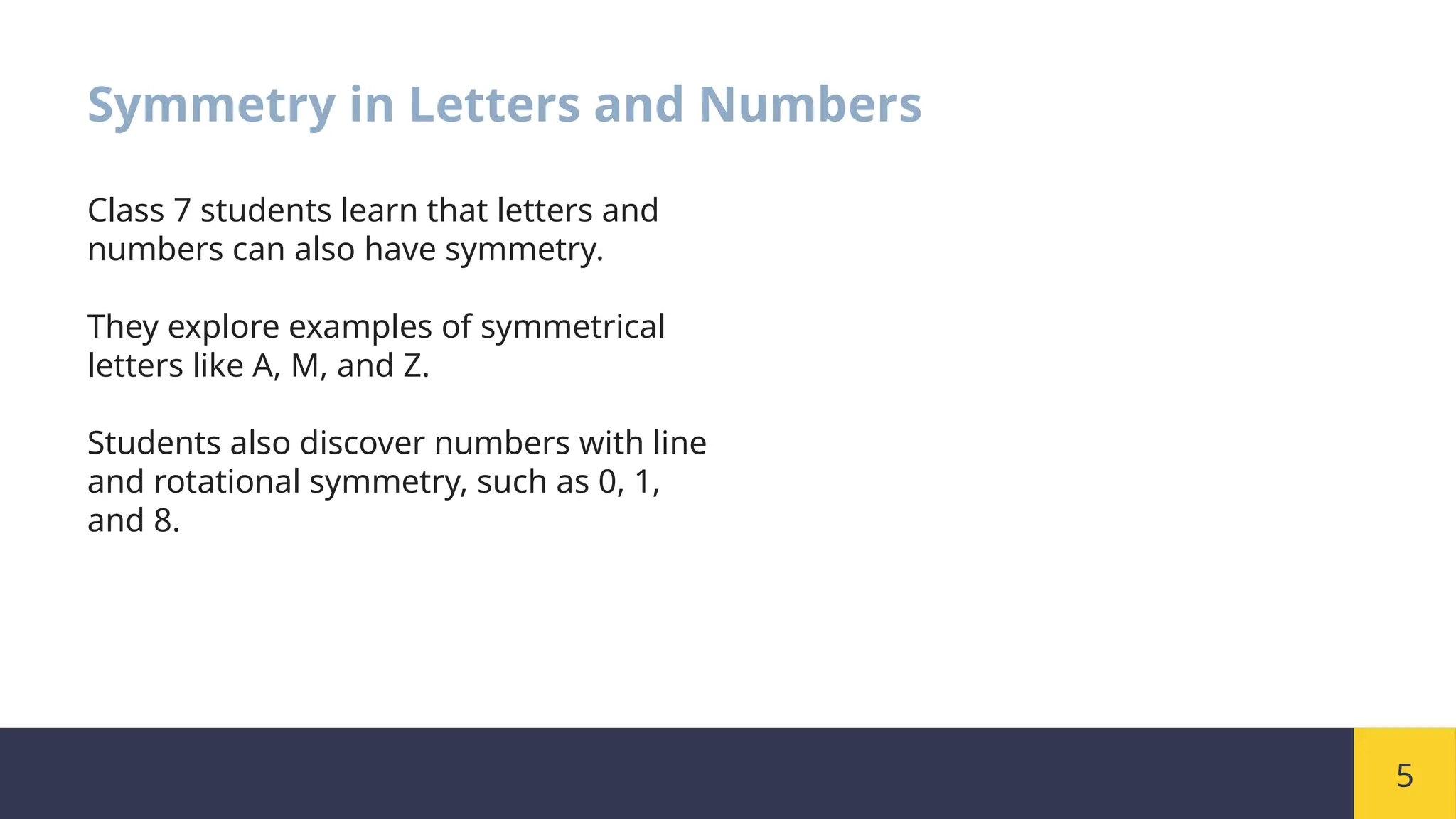 Symmetry Reflective and rotational grade 7 | PPTX