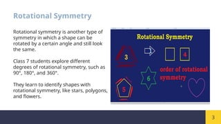 Symmetry Reflective and rotational grade 7 | PPTX