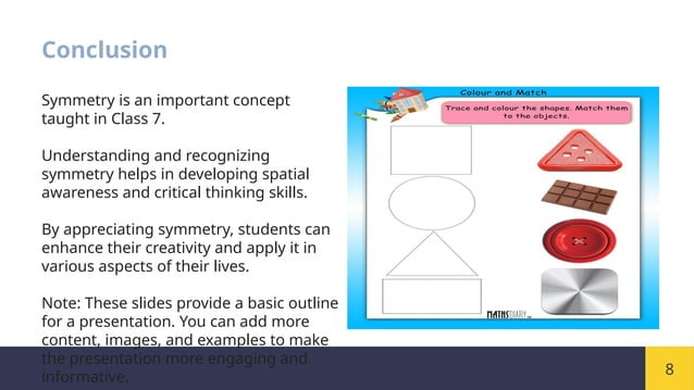 Symmetry Reflective and rotational grade 7 | PPTX