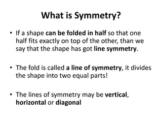 Symmetry: Lines, Reflection, Rotation | PPTX