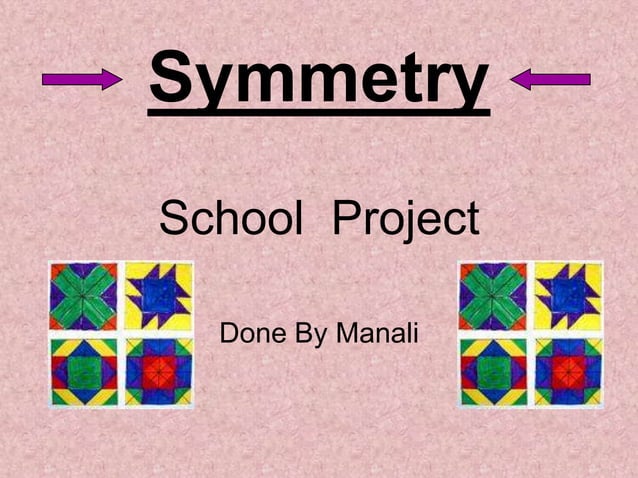 Symmetry Presentation By Manali | PPT
