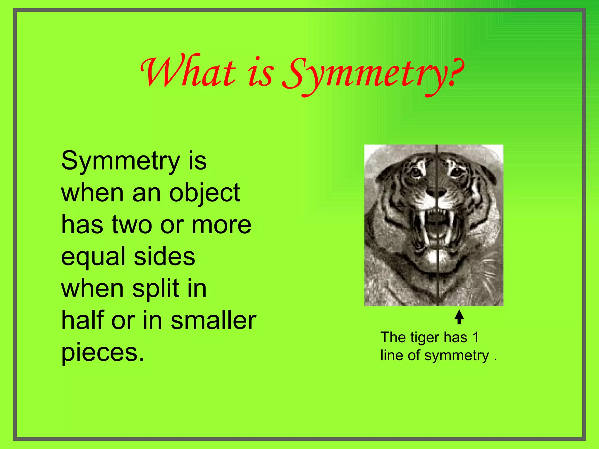 Symmetry Presentation By Sharanya | PPT