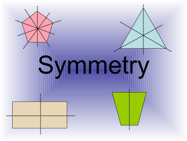 Symmetry, rotation, translation, reflection