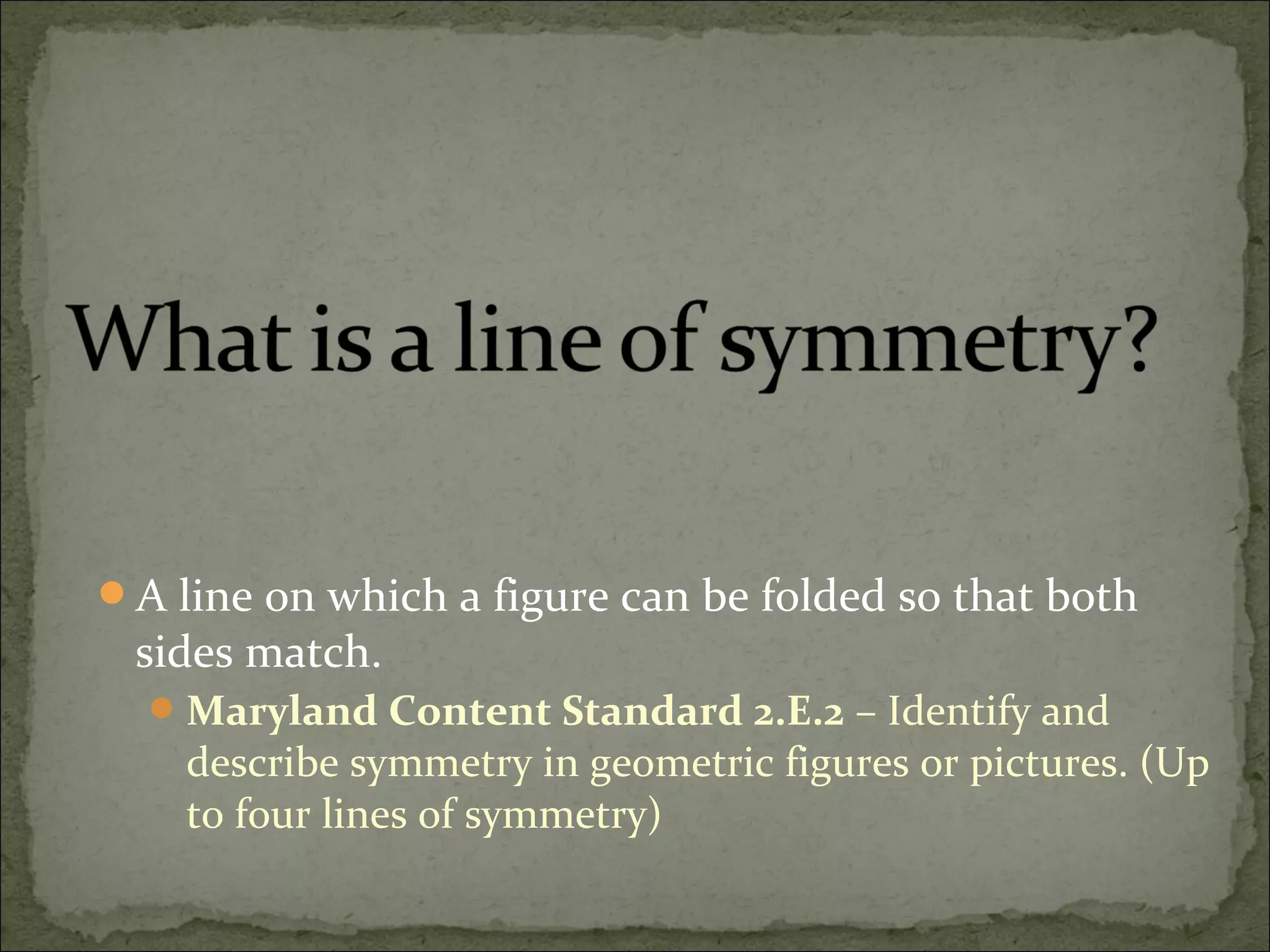Symmetry, rotation, translation, reflection | PPT