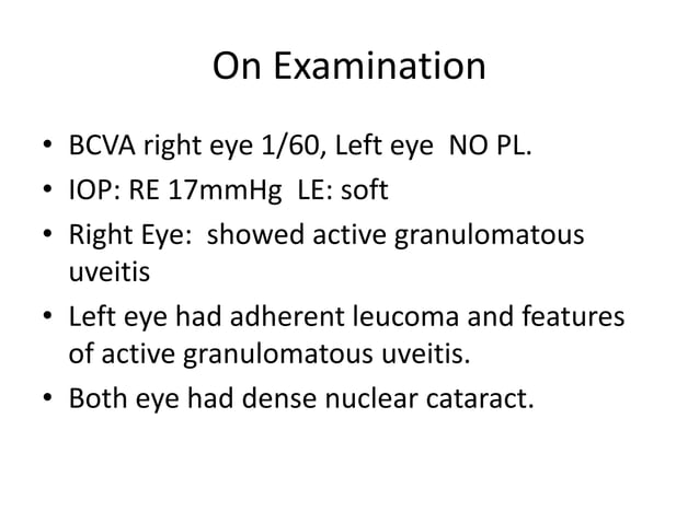 Sympathetic ophthalmia | PPTX | Eye and Vision Conditions | Diseases ...