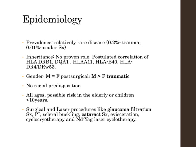 Sympathetic ophthalmitis | PPTX