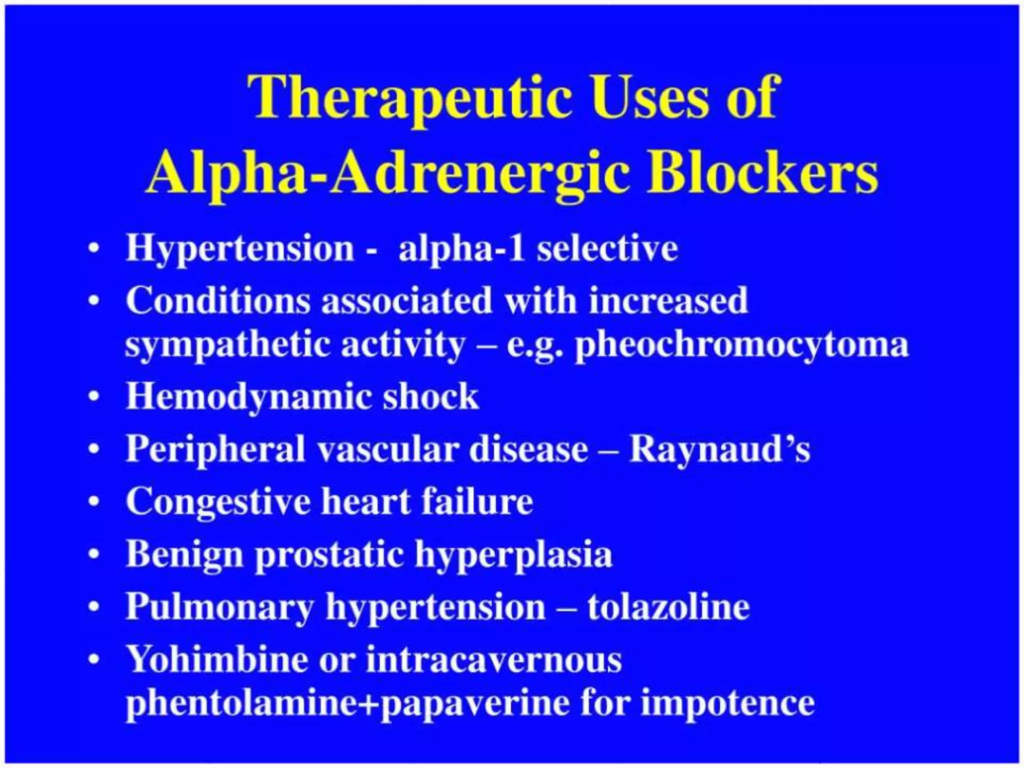 Sympatholytic drug | PPT