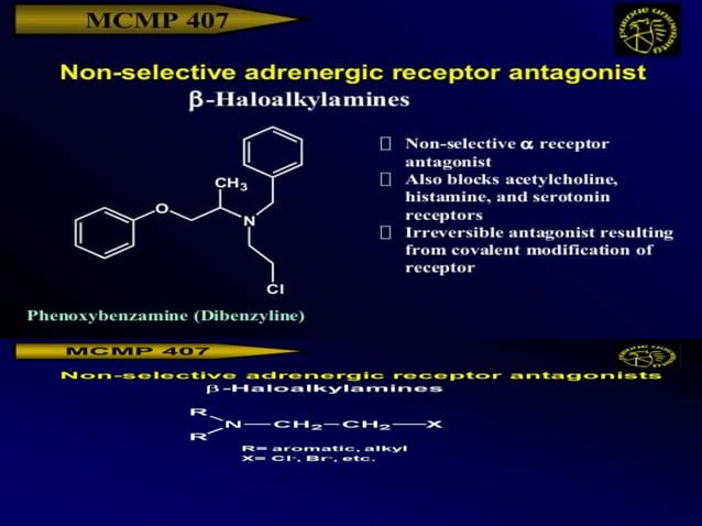 Sympatholytic drug | PPTX
