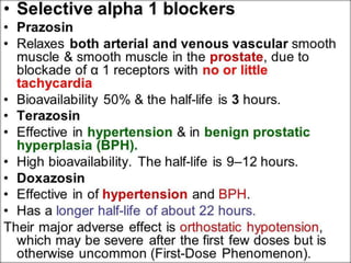 Sympatholytic drug | PPTX