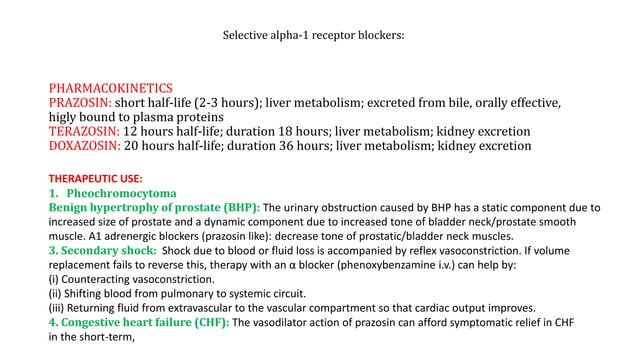 Sympatholytic drugs | PPTX