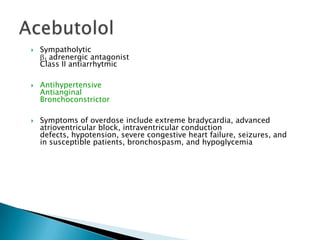 Sympatholytics | PPTX | Heart and Cardiovascular Diseases | Diseases ...