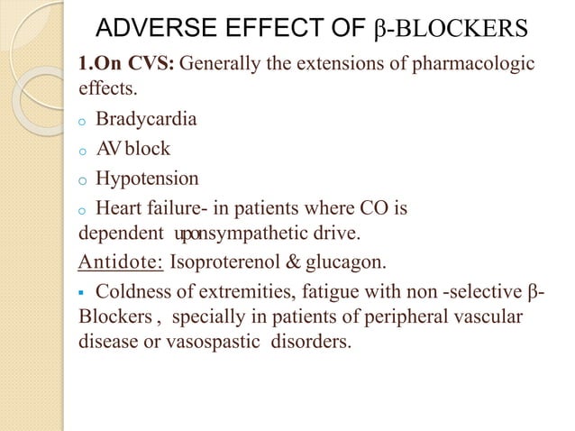 Sympatholytics | PPTX | Chemistry | Science