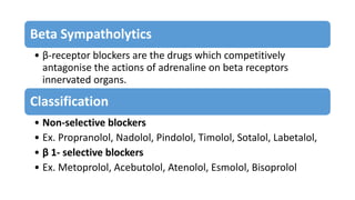 Sympatholytics.pptx