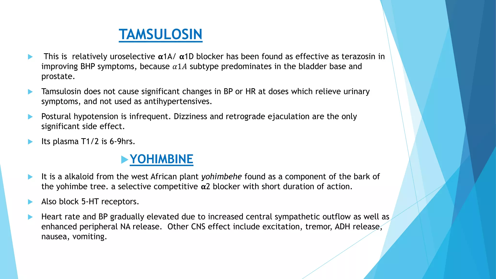 Sympatholytics by kahkesha | PPT