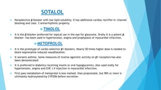 Sympatholytics by kahkesha | PPT