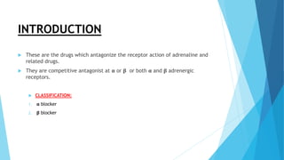 Sympatholytics by kahkesha | PPT