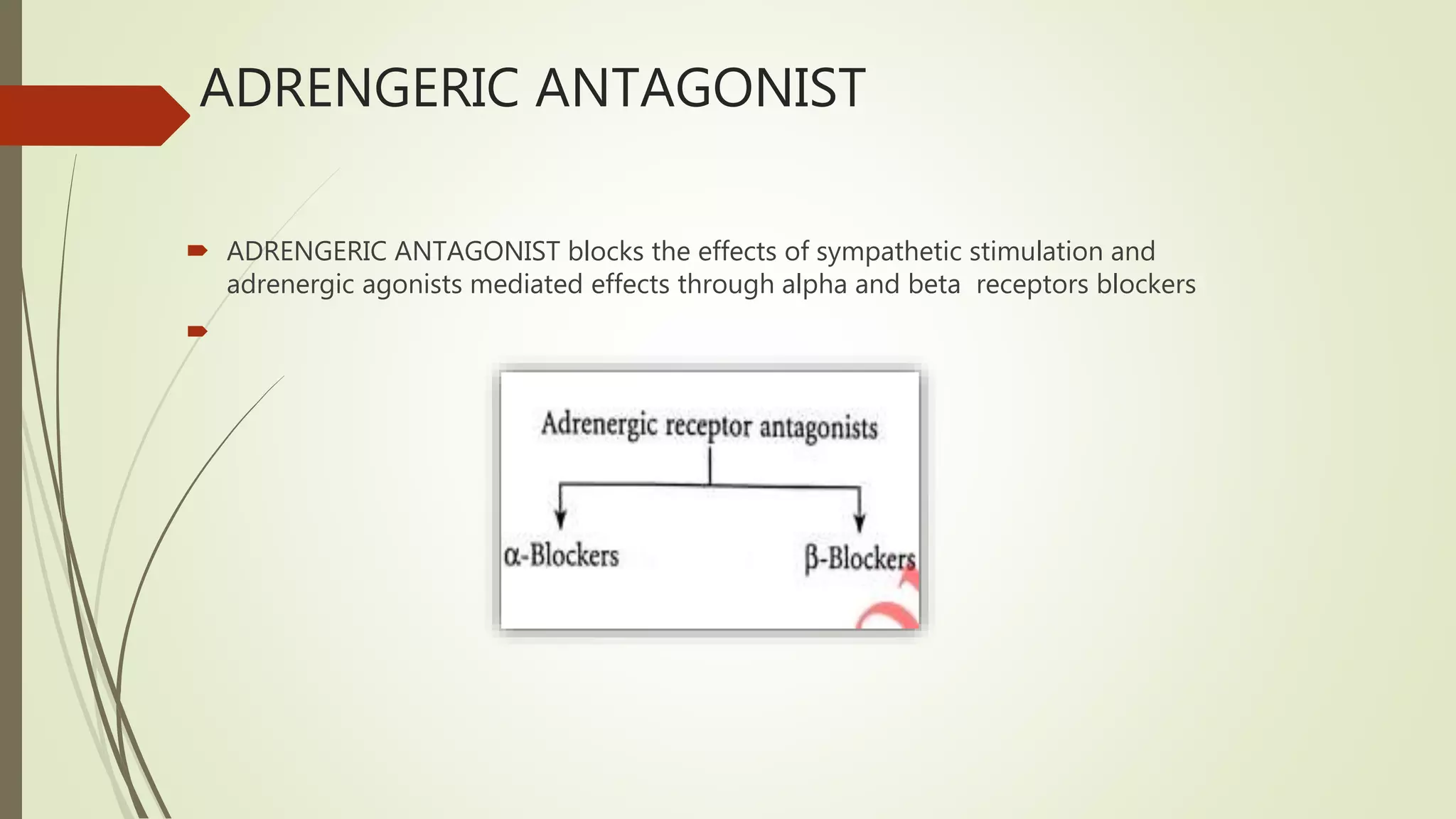 Sympatholytics | PPTX
