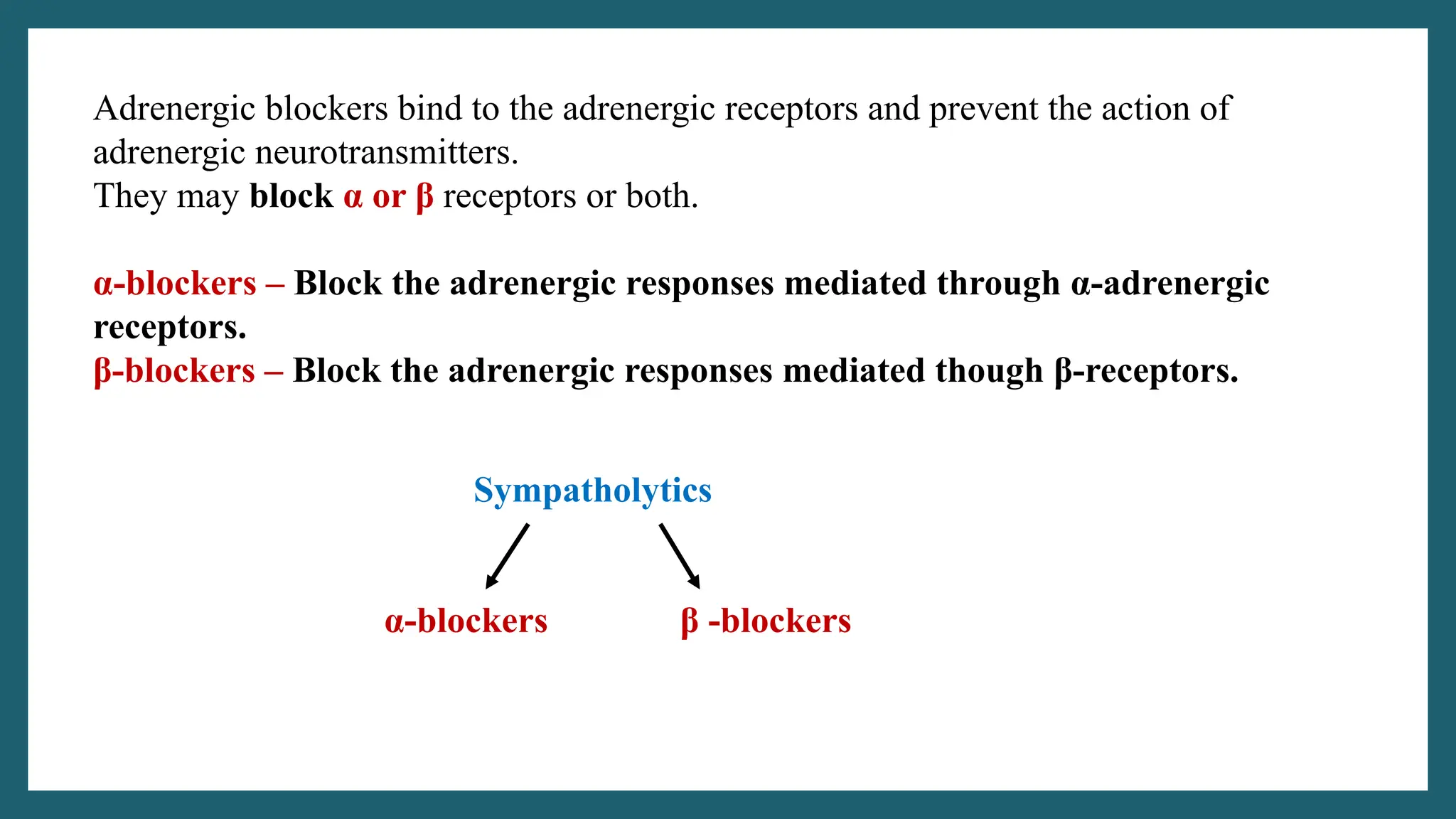SYMPATHOLYTICS OR ADRENERGIC ANTAGONIST.pptx