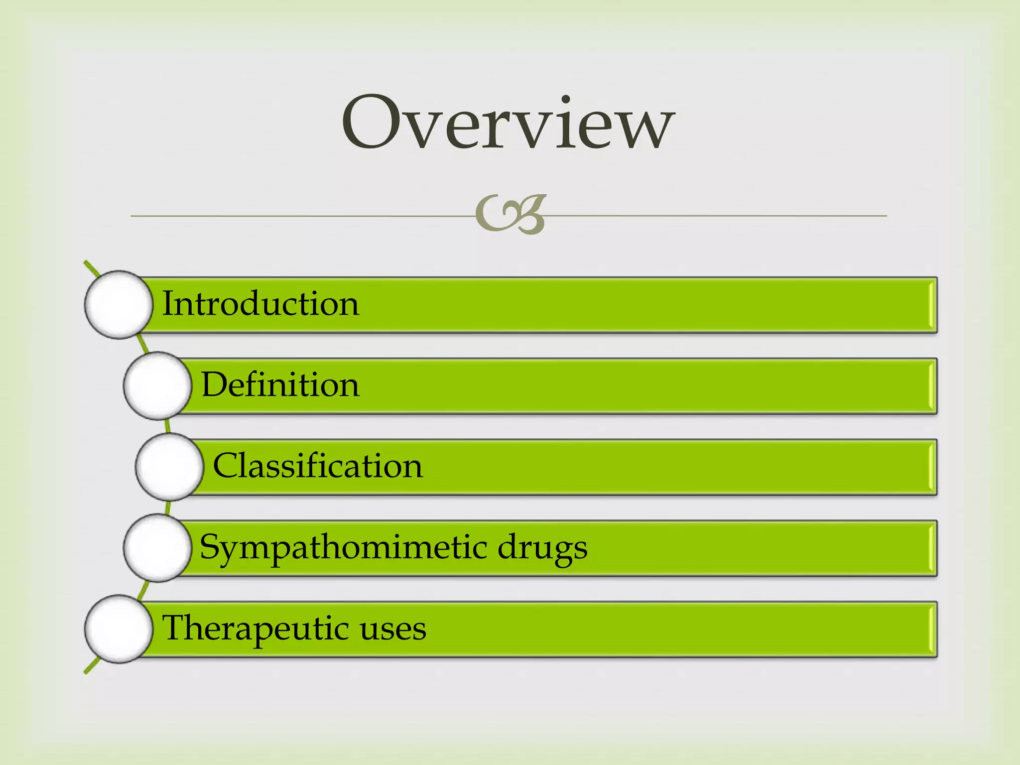 Sympathomimetic | PPTX