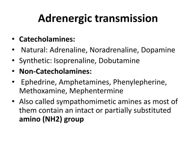 Sympathomimetic drugs | PPT
