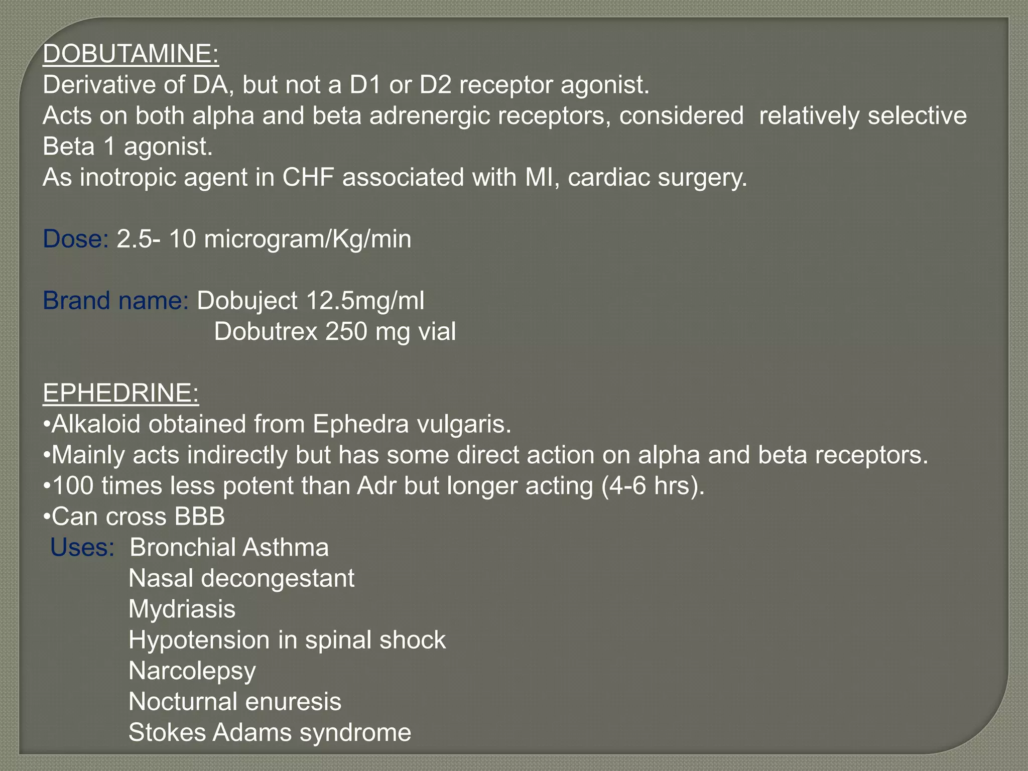 Sympathomimetic drugs | PPTX