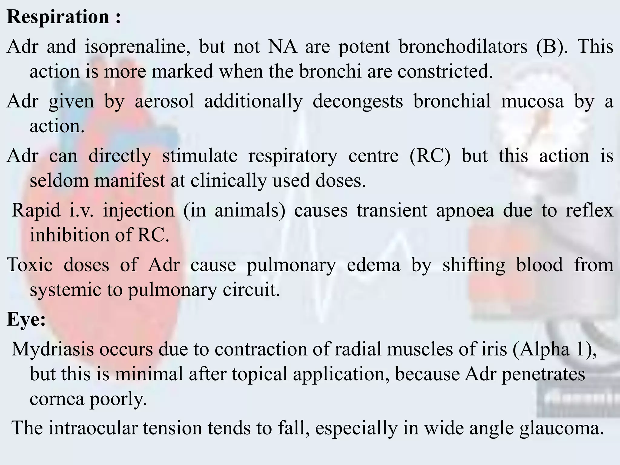 Sympathomimetics / ADRENERGICS / SYMPATHOLYTICS | PPTX