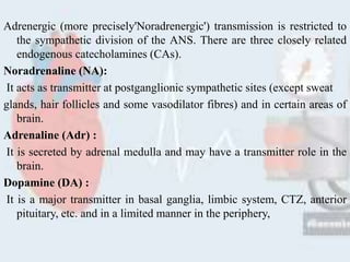 Sympathomimetics / ADRENERGICS / SYMPATHOLYTICS | PPTX