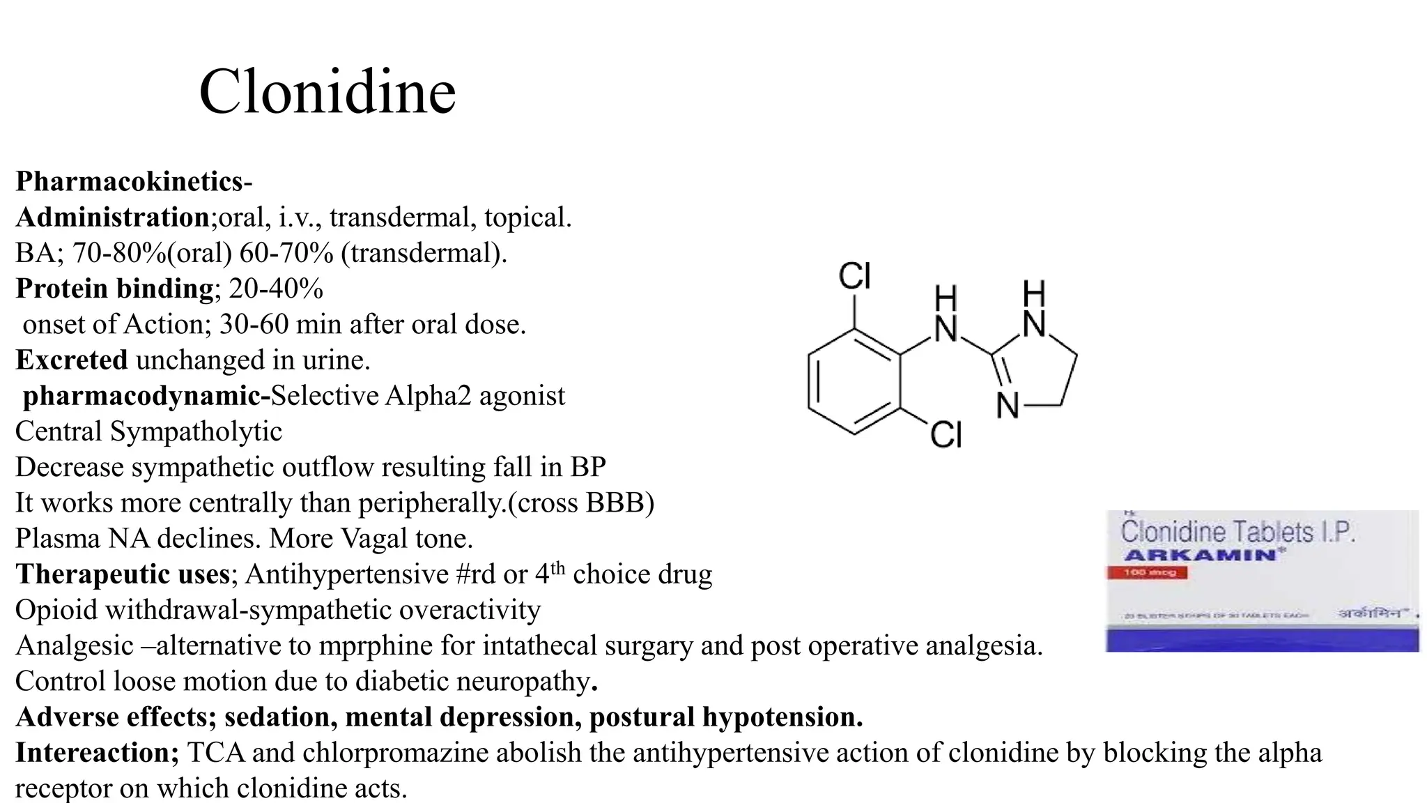 Systemic Pharmacology Of Autonomic Nervous System. Sympathomimetics ...