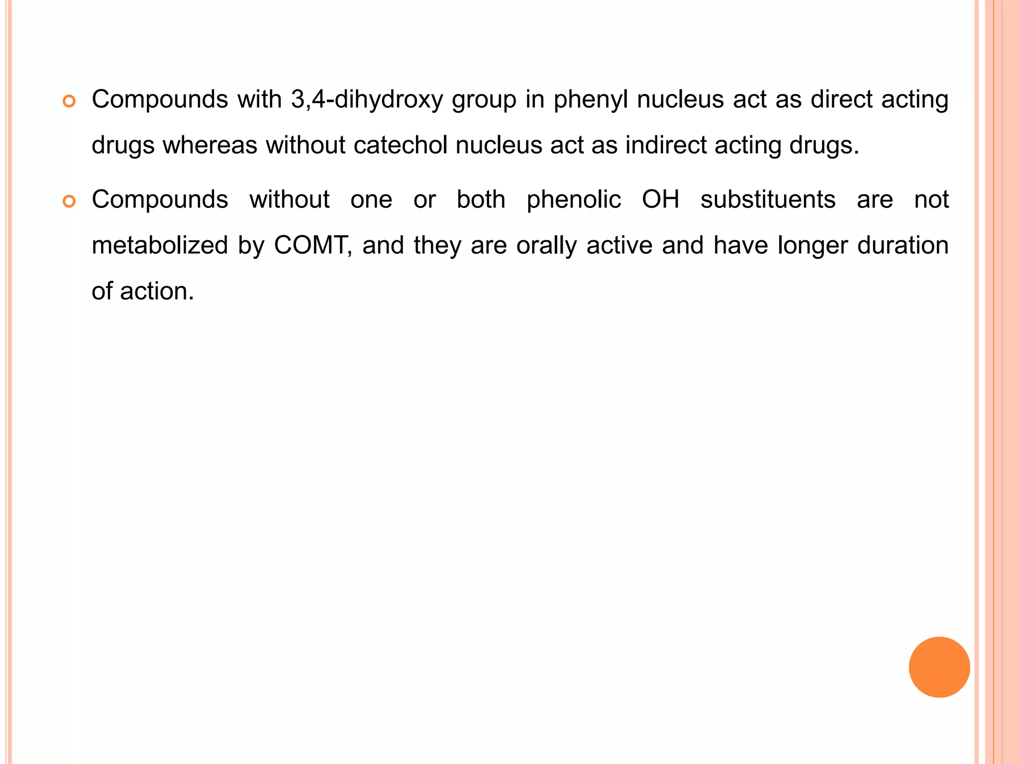 Sympathomimetics Classification and SAR.ppt