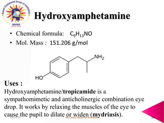 Sympathomimmetic agents | PPT