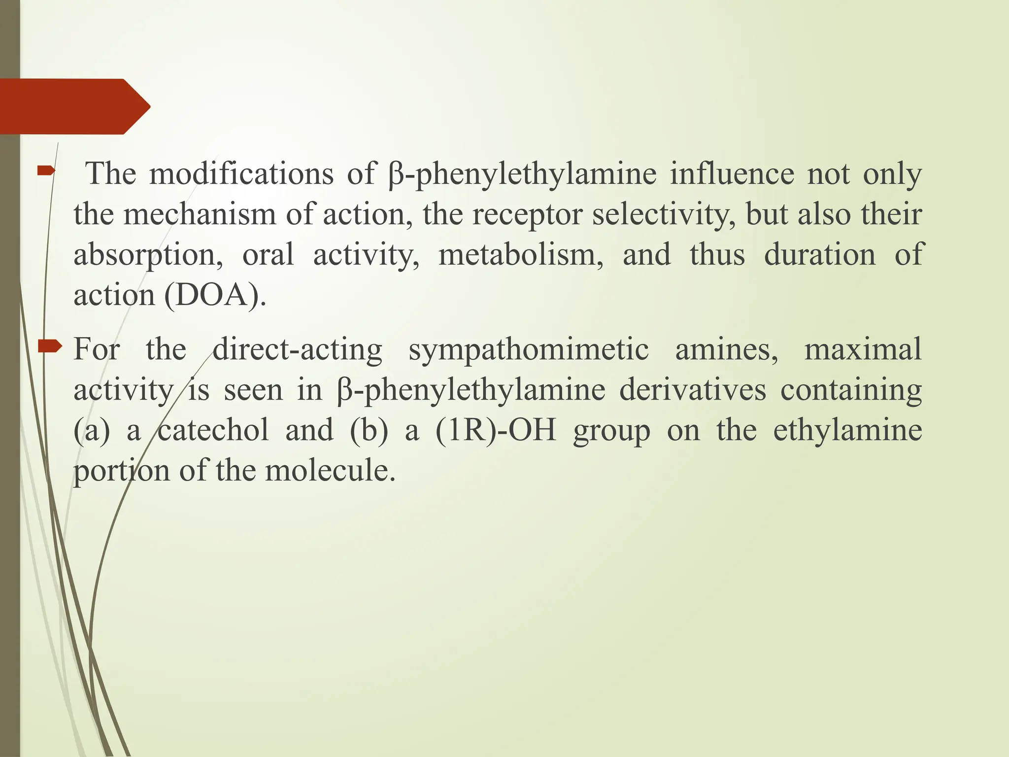 sympathommemitics medicinal chemistry bachelor of pharmacy syllabus | PPTX