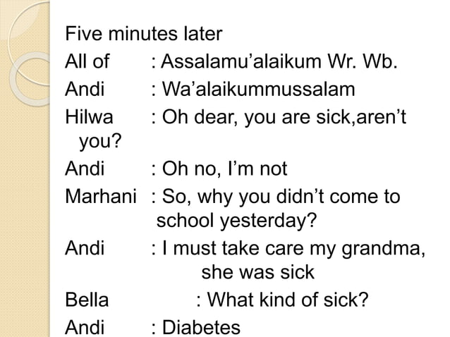 Expression, Respon, and Dialog of Sympathy | PPSX