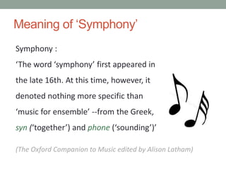 Symphony Music | PPT
