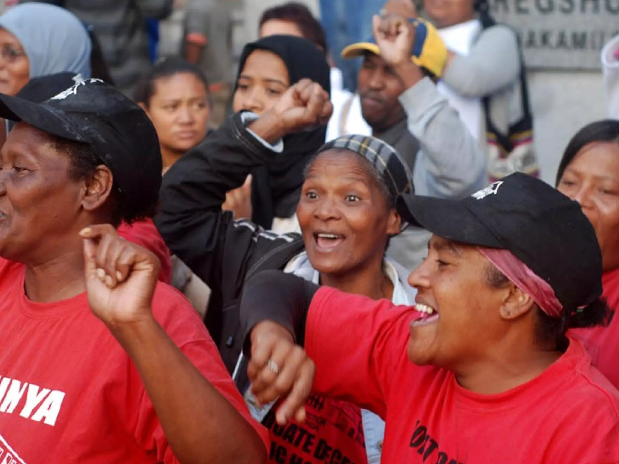 Symphony Way residents at the Western Cape High Court | PPT