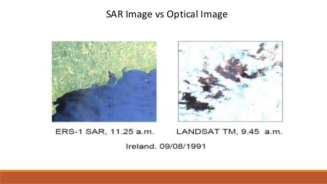Image Processing On Sar Images 