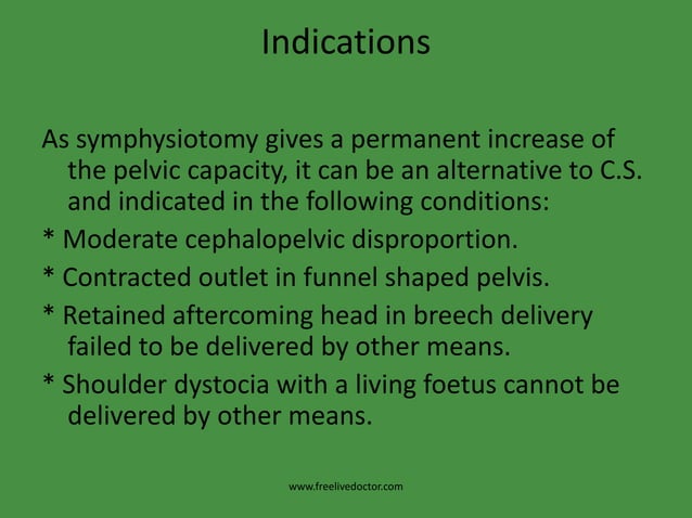 Symphysiotomy | PPTX