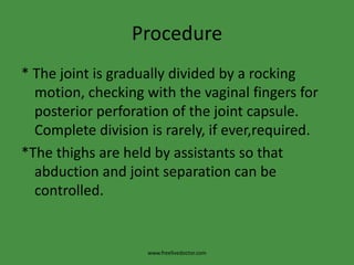 Symphysiotomy | PPTX