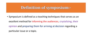 Symposium | PPTX