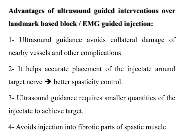 Ultrasound Guided Botulinum Toxin Injection and Nerve Block for ...