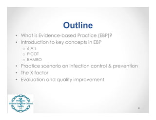 Evidence-based Practice in Infection Control and Prevention | PDF