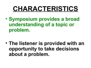 Symposium Method of Teaching | PPT