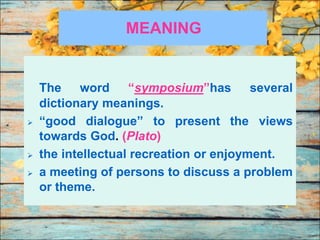 Symposium nursing education | PPT