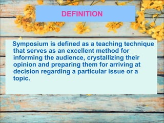 Symposium nursing education | PPT