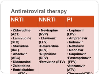 HIV DIAGNOSIS & MANAGEMENT IN CHILDREN | PPTX