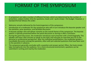 Symposium ppt | PPTX