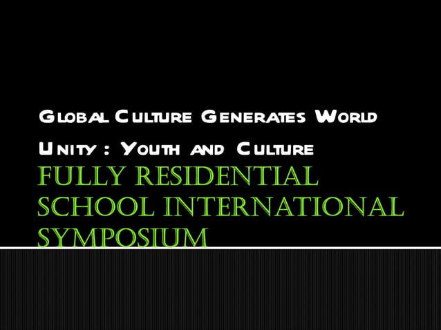 Symposium presentation | PPT
