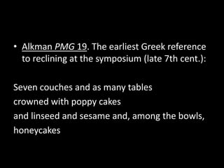 Symposium setting&orientalinfluence | PPT