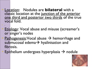 Symposium Vocal Nodules And Polyp | PPT