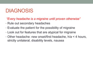 Symptom analysis - HEADACHE | PPTX