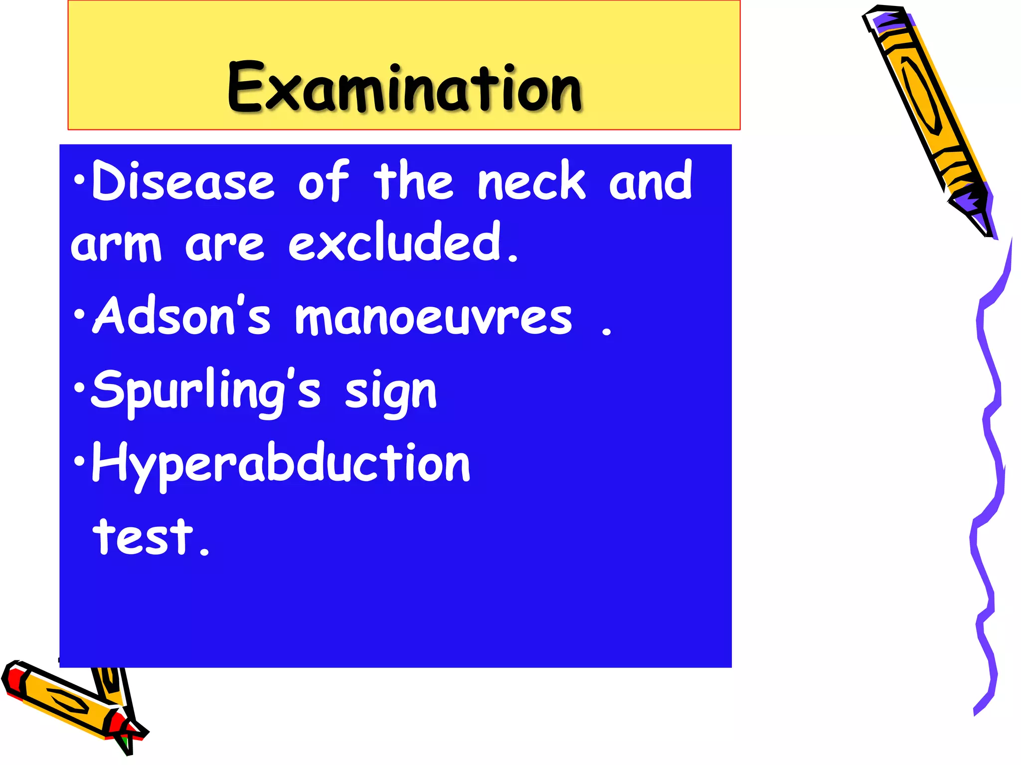 Symptomatic cervical rib surgery | PPT